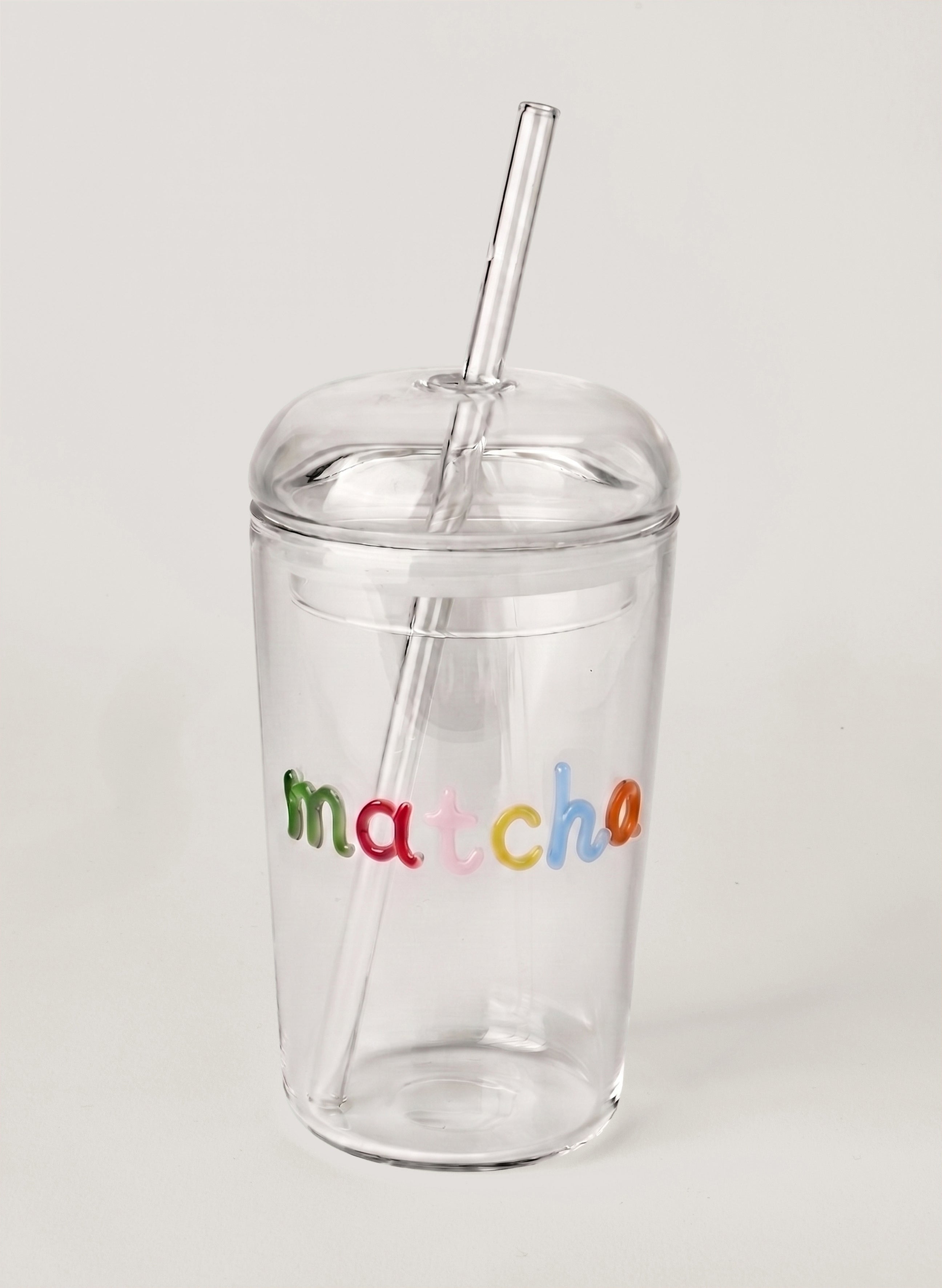 Matcha Glass Tumbler - Multi – Treats Studios
