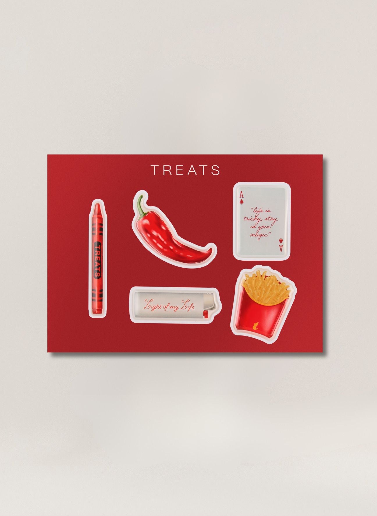 Sticker Pack - Red – Treats Studios